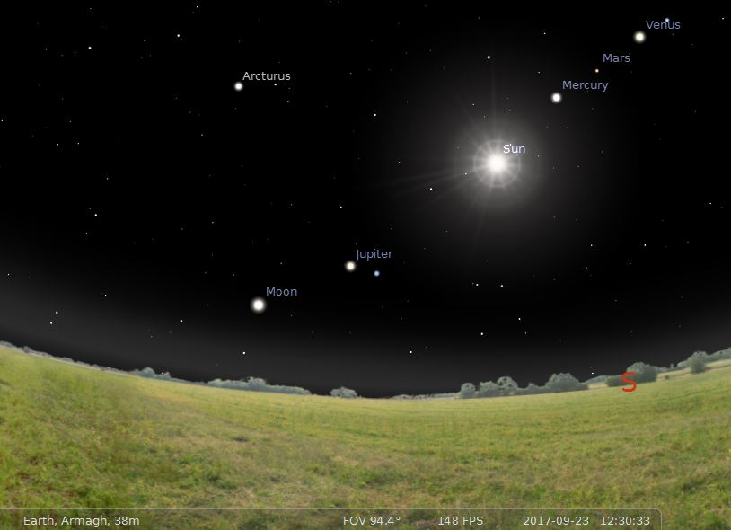 September Night Sky 2017 – Astronotes